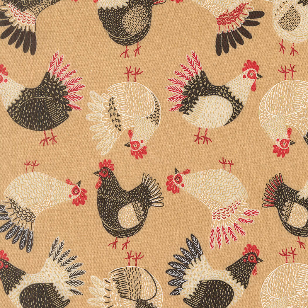 The Henhouse - Hay - 48433 13 - Moda - Sku: 72098 – CraftTownFabrics