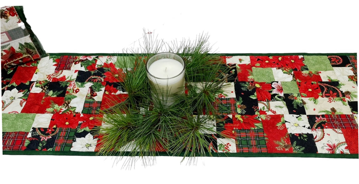 Tartan Holiday Mini Brick Road Table Runner Kit Sku: 68219 ...